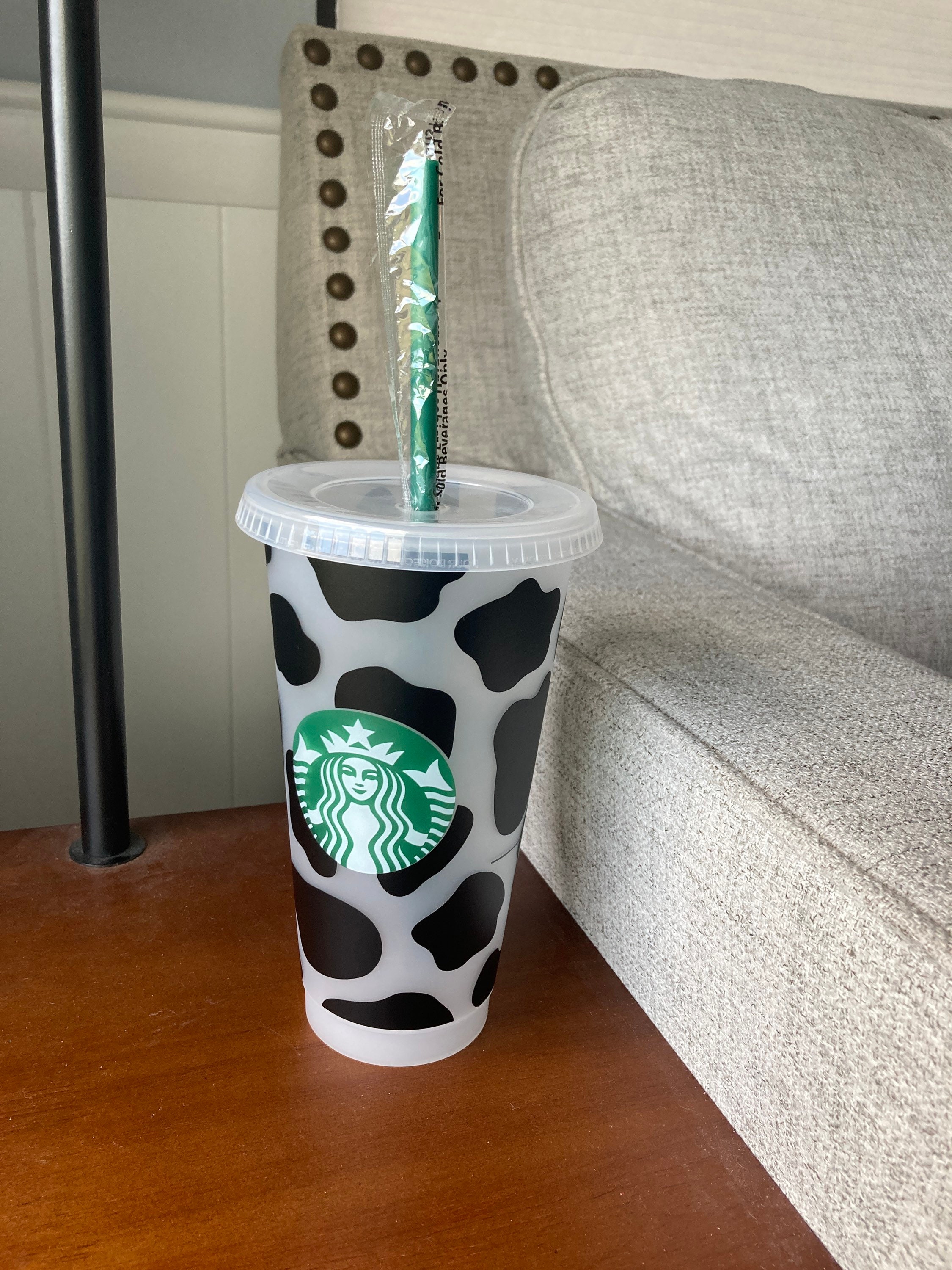 Starbucks Cow Print Cold Cup - Etsy