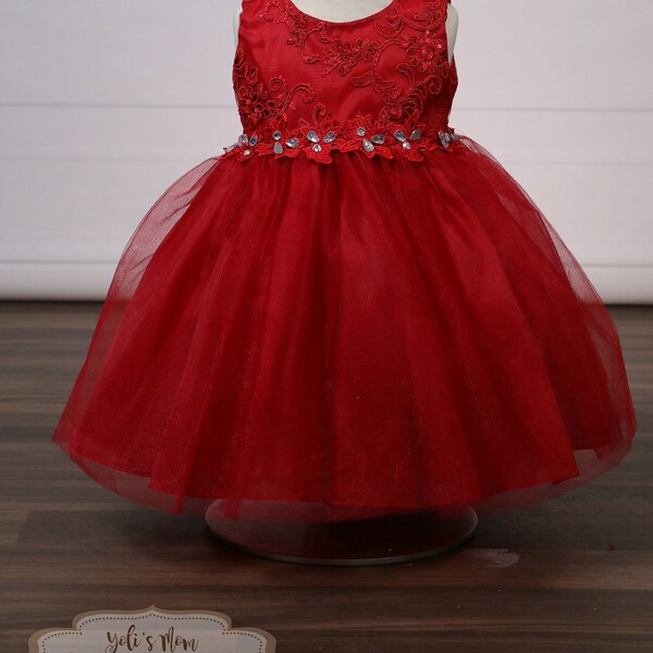 Red Baby Dress - Etsy