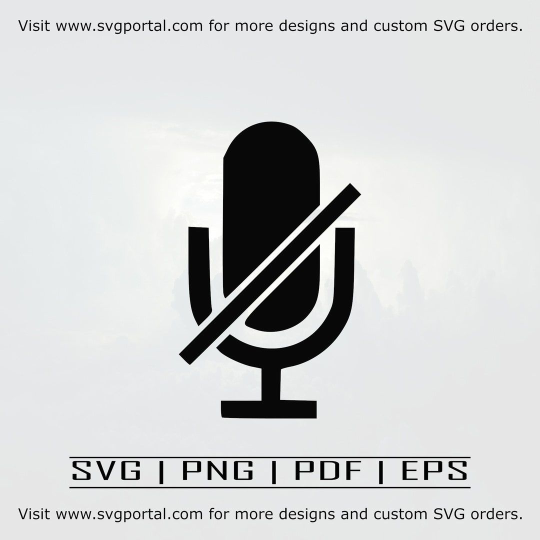 Microphone SVG Cut File - Etsy