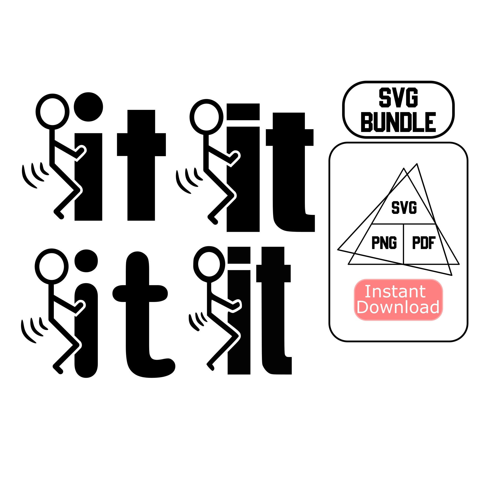 Fuck It SVG Bundle - Etsy