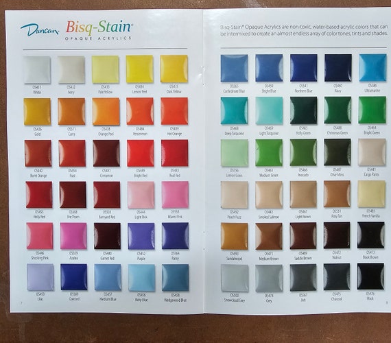 Duncan Ceramic Paint Charts Duncan Products Wholesale Craft Outlet