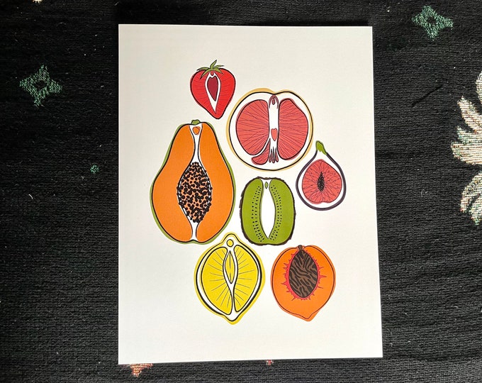 Just Fruits 8.5x11 Print - Etsy