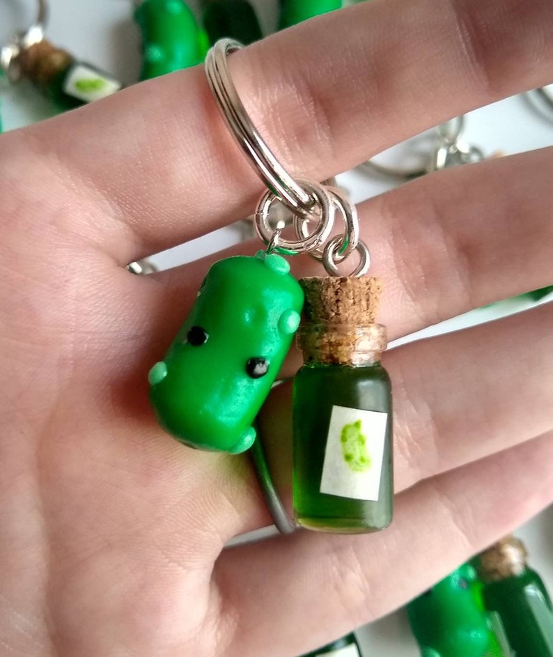 Pickle Boy Keychain With Pickle Juice - Etsy
