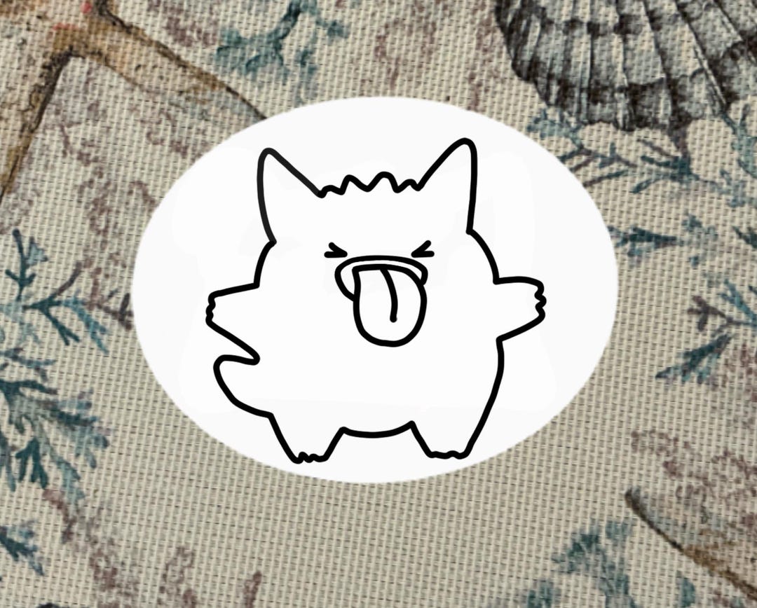 Gengar Vinyl Decal Full Body Cartooned - Etsy