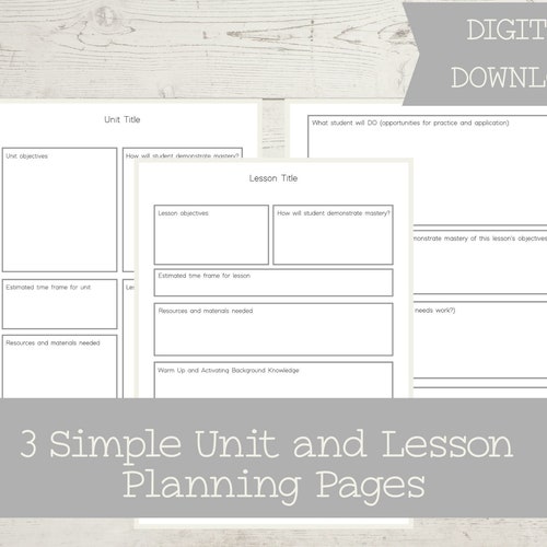 Homeschool Planner Printable School Planner Mom Teacher | Etsy UK