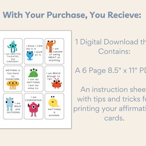 45 Printable Affirmation Cards for Kids | for Positivity and Self ...