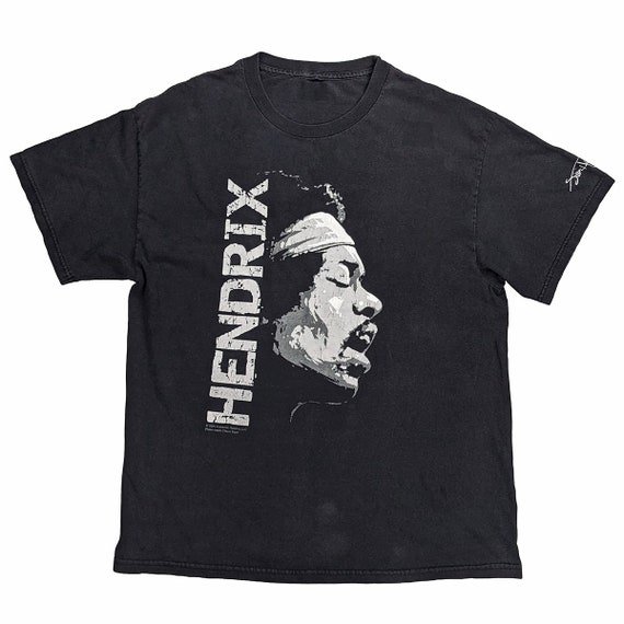 Vintage 2004 Jimi Hendrix Signature T-shirt - Gem