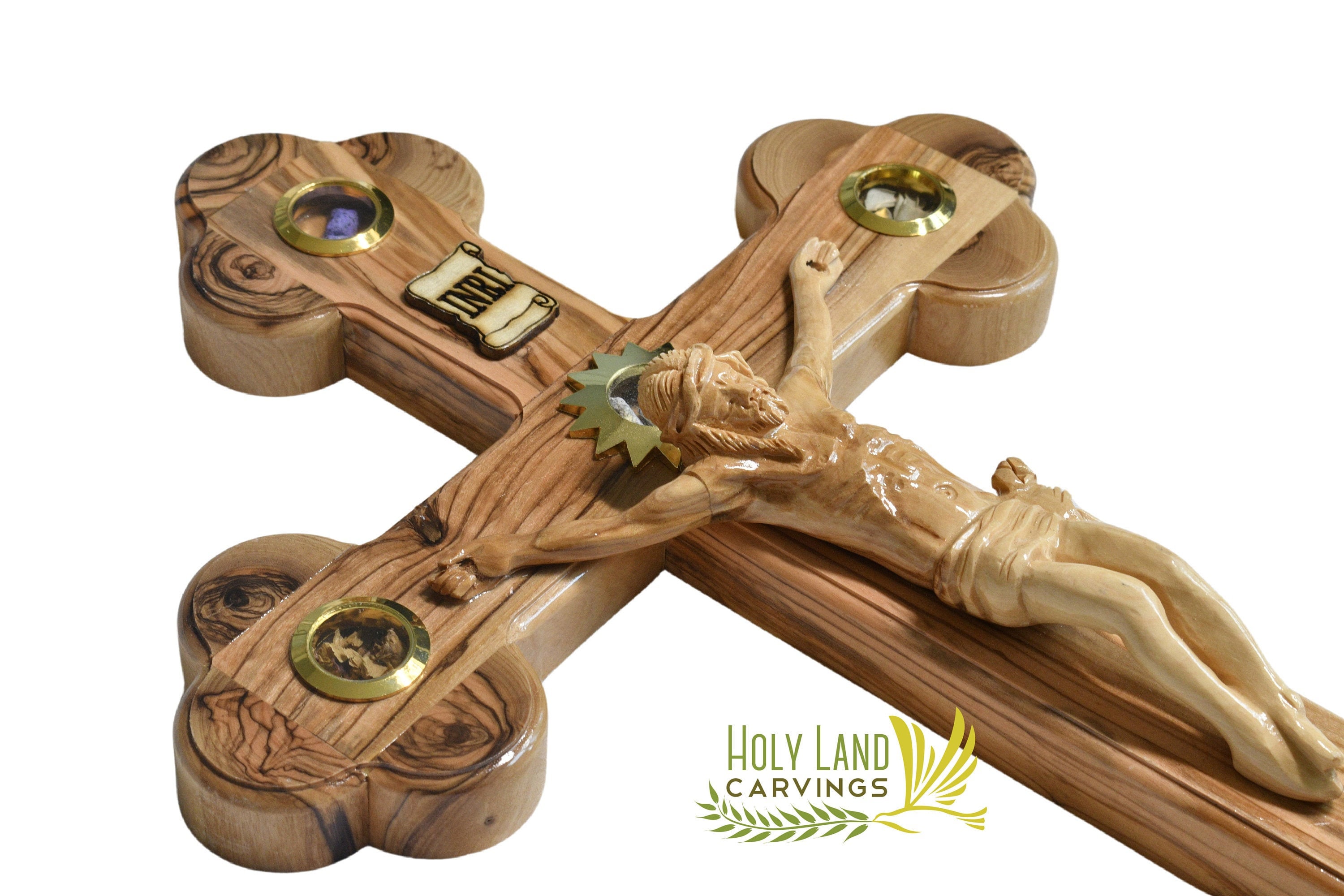 38 Cm Wall Cross Crucifix Olive Wood Wall Hanging Crucifix - Etsy