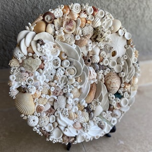 3D Shell Sculpture, Sea Coral Decor, Minimalist Modern, Shell Wave Art ...