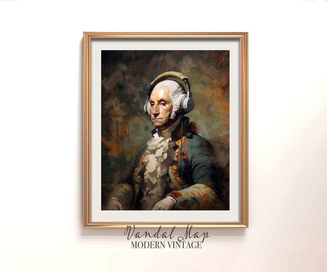 George Washington Print, George Washington Artwork, the General's Music ...