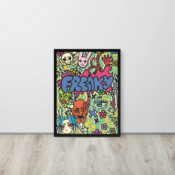 Therapy Doodles freaky Poster by Fumibean | Etsy