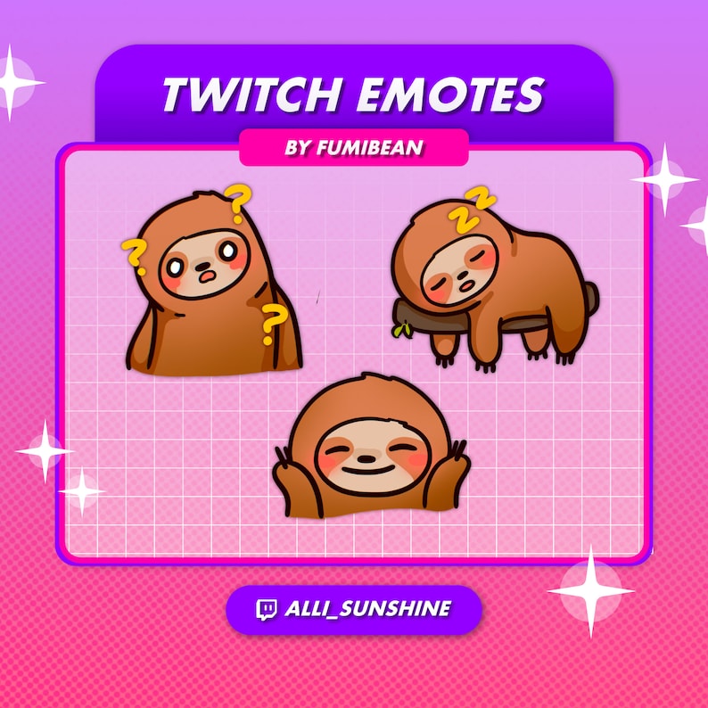 CUSTOM Twitch Emotes by FUMI - by Fumi Portraits - Digital Drawn - Fast ...