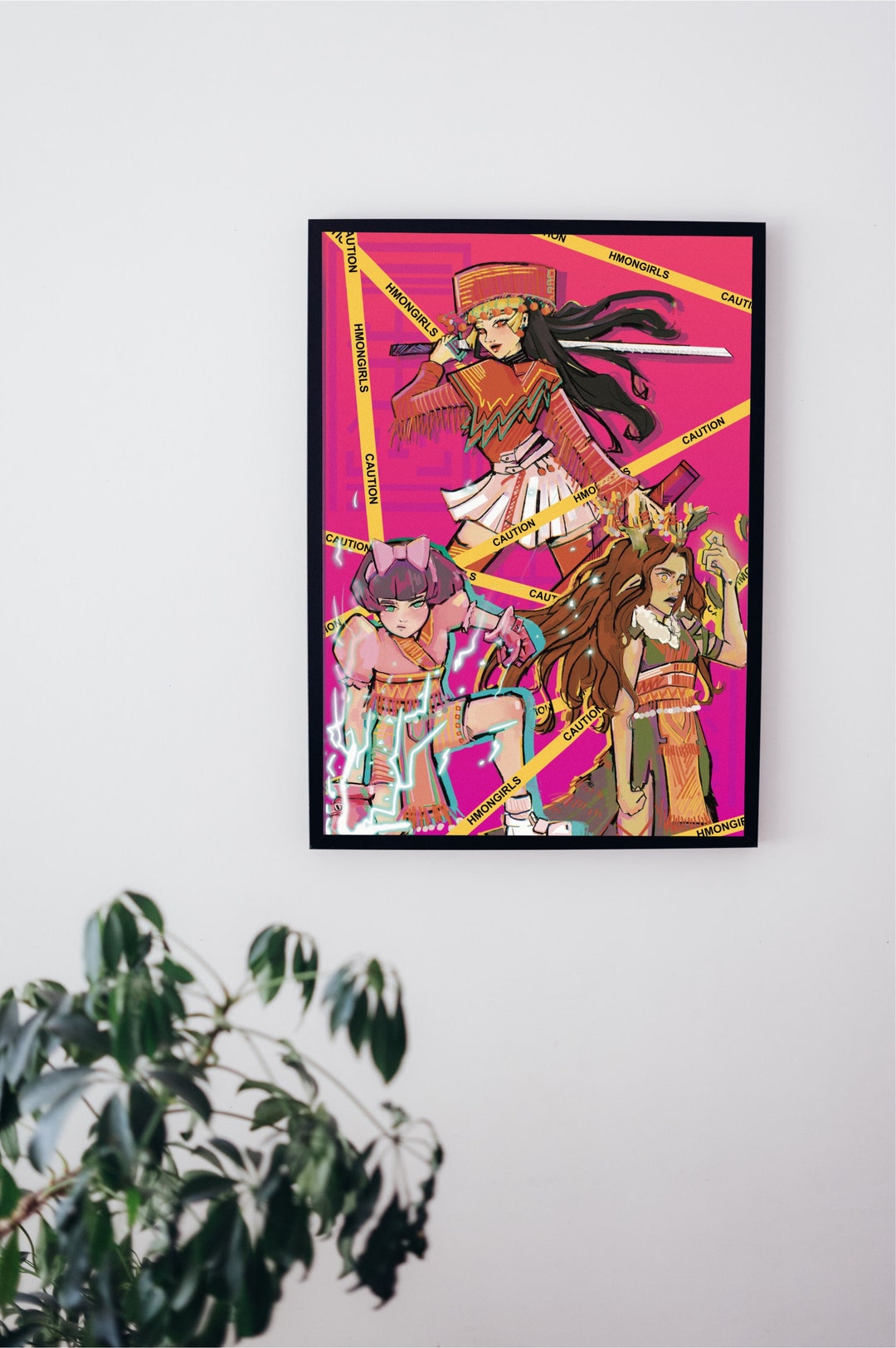 Digital Download - Anime Hmong Fantasy Girl by FUMI - Printable Wall ...