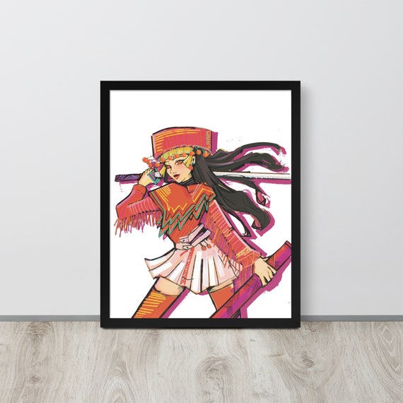 Anime Hmong Girl Framed Poster by Fumibean Hmoob Tribal - Etsy