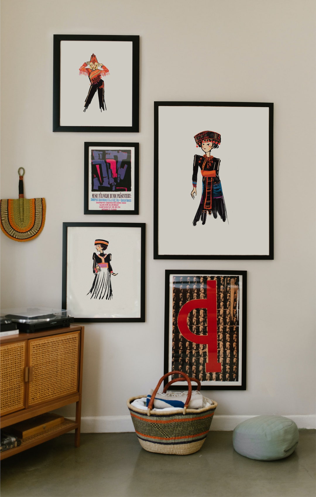 Poster - Hmong Fashion Prints by FUMI - Unique Home Decor - Etsy