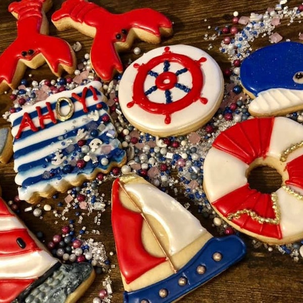 Nautical Cookies - Etsy