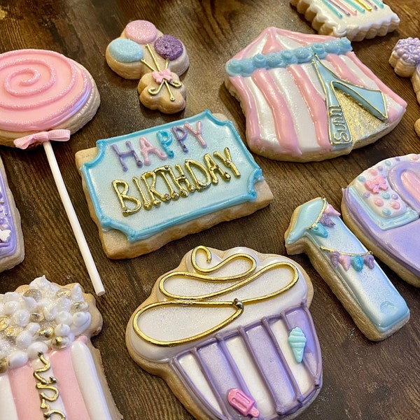 Circus Cookies - Etsy