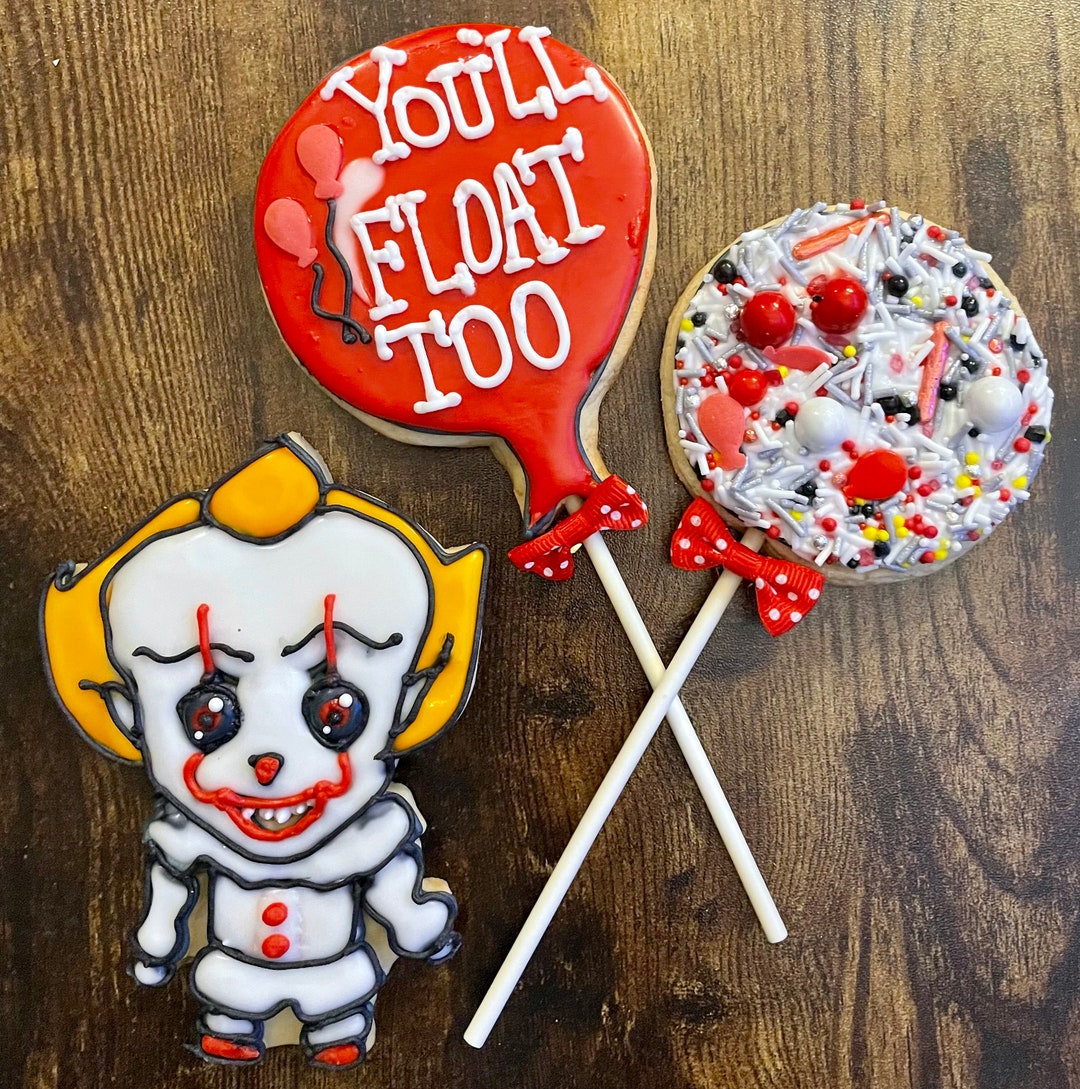 Villain Inspired Cookies Clown Cookies Halloween Sugar - Etsy