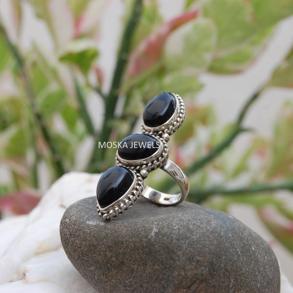 Large Stone Ring - Etsy