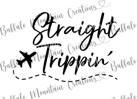 Straight Trippin SVG - Etsy