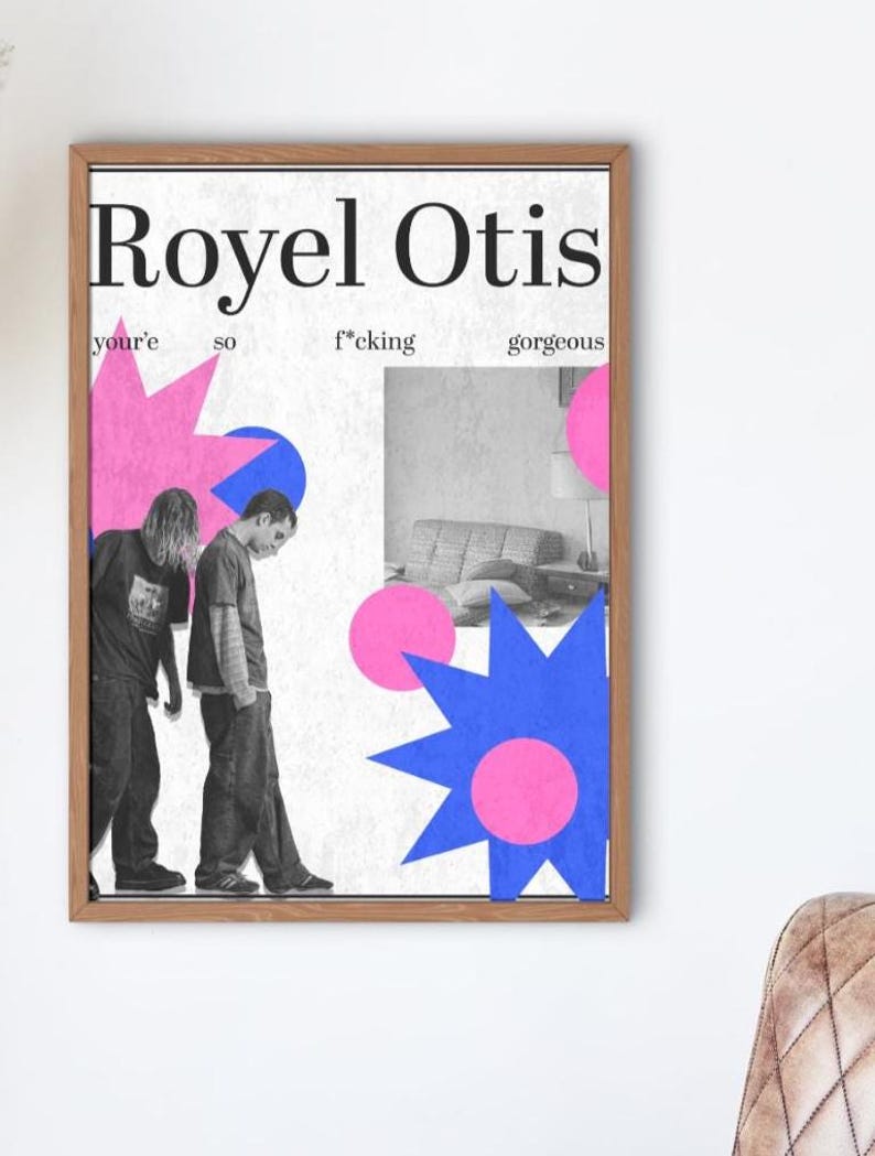 Royel Otis Digital Collage Poster Print - Etsy