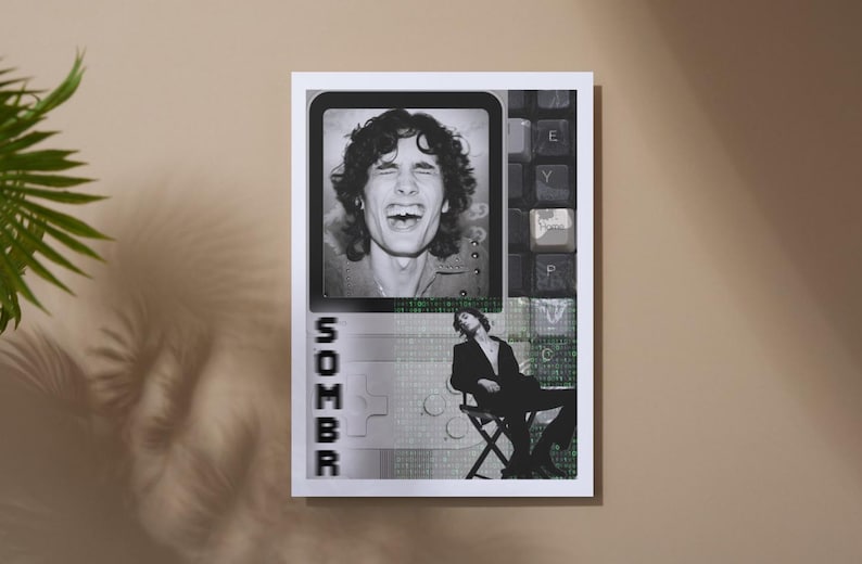 Sombr Digital Collage Poster Print - Etsy