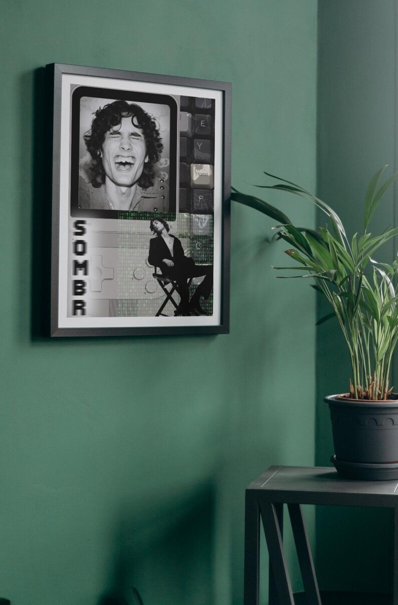 Sombr Digital Collage Poster Print - Etsy