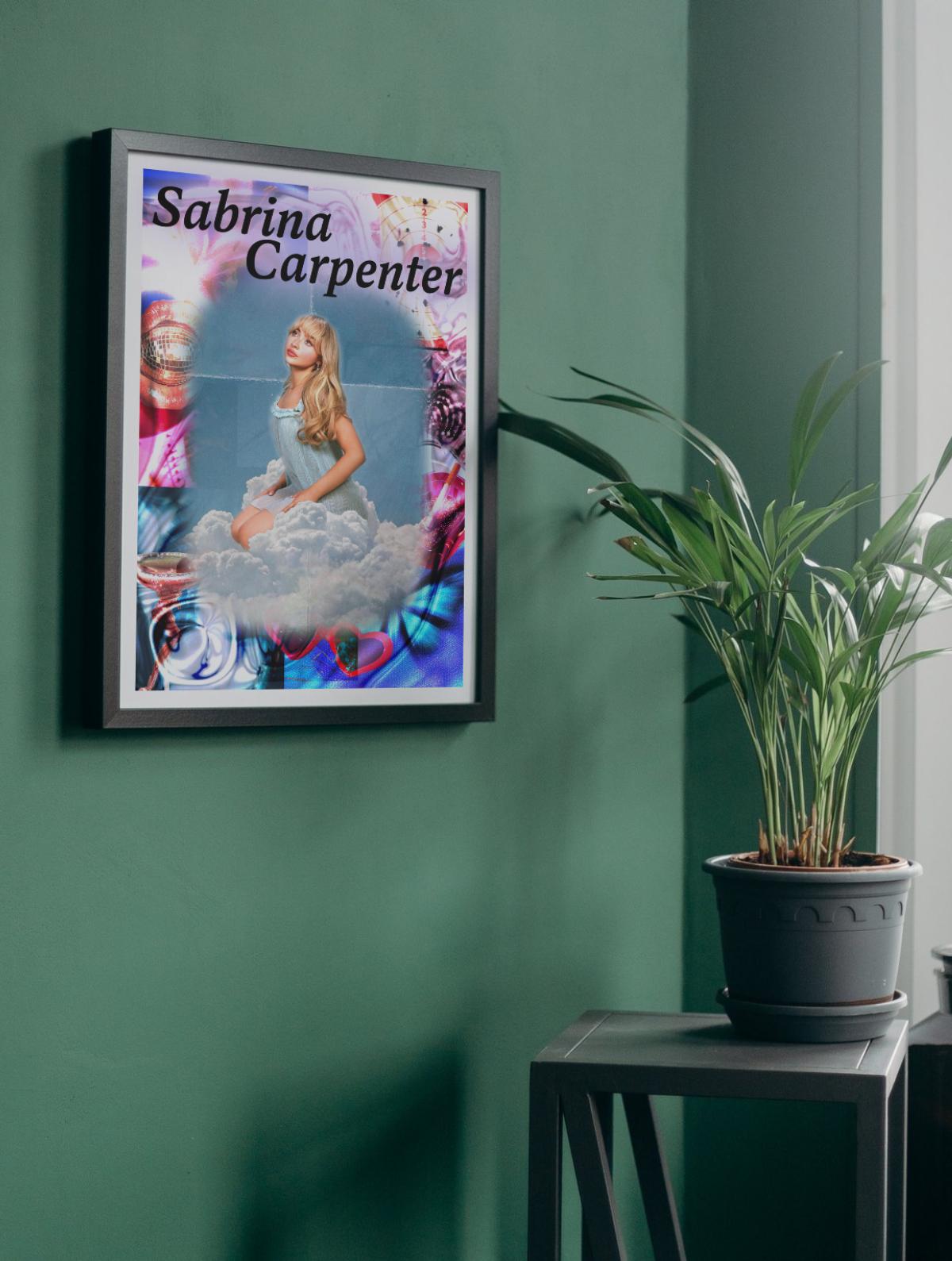 Sabrina Carpenter Digital Collage Print - Etsy