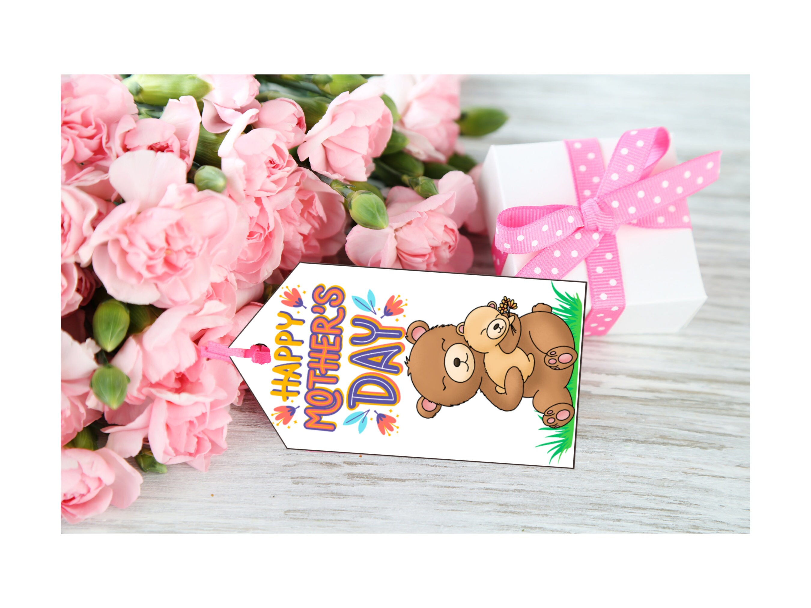 Mother’s Day Gift Tags / Gift Tags for Kids-adults / Animal Collection ...