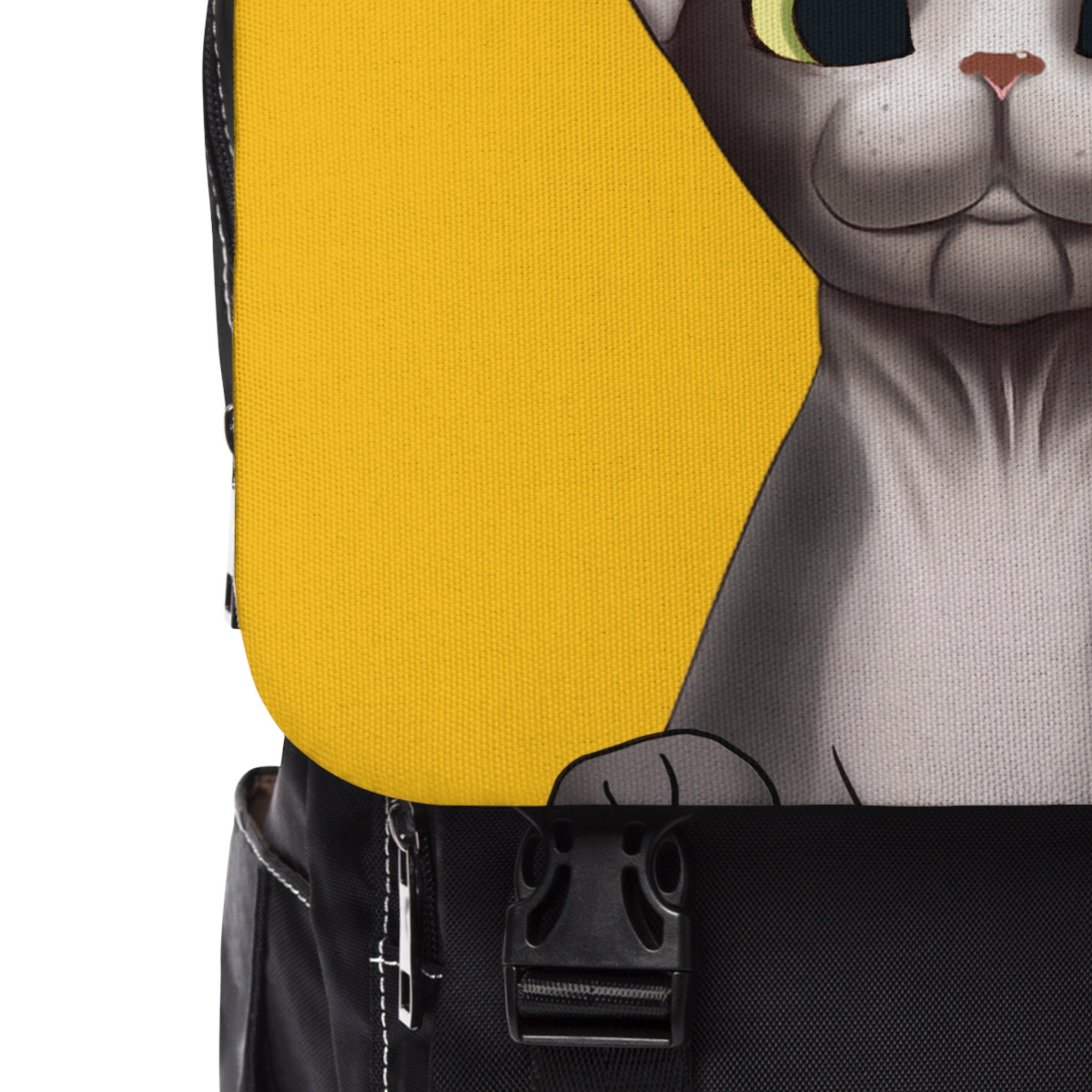 Sphynx Cat - Yellow Flap - Back-to-school Backpack - Etsy