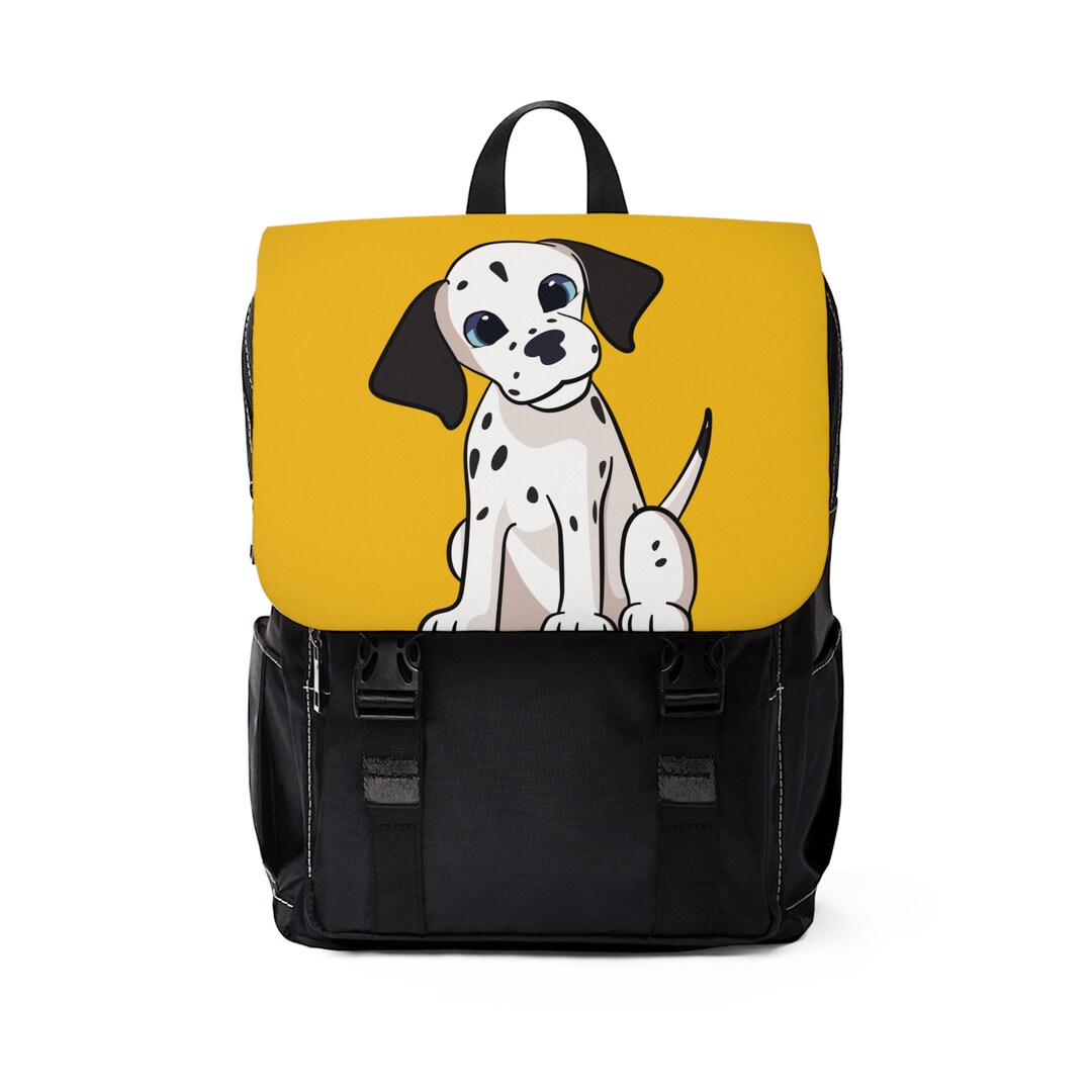 Dalmatian Dog - Yellow Flap - Back-to-school Backpack - Etsy
