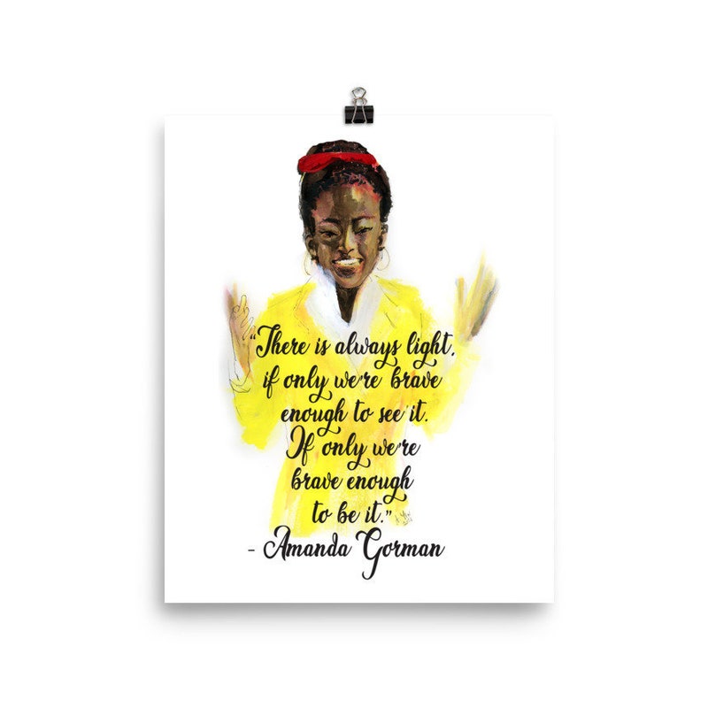 Amanda Gorman Poster - Etsy