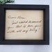 Personalized Handwriting Sign, Handwritten Engraved Letter Love Note ...