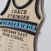 Personalized Wrestling Coach Plaque | Custom Singlet Wood Sign ...