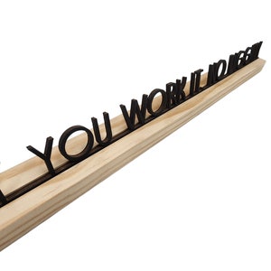 Custom Quote Desktop Sayings, Tabletop Quotes, Wood Letter Ledge, Funny ...