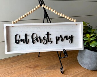 Pray First Sign - Etsy
