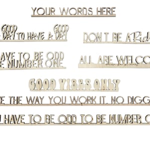 Custom Quote Desktop Sayings, Tabletop Quotes, Wood Letter Ledge, Funny ...