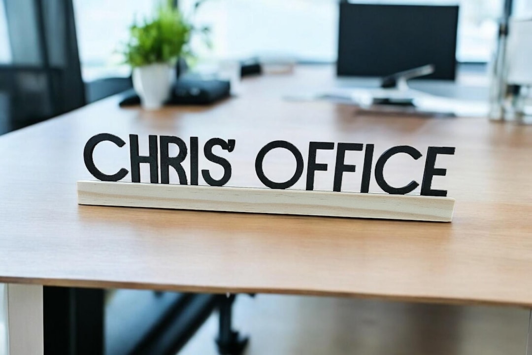 Personalized Quote Sign, Desktop Saying, Desk Name, Tabletop Quotes ...