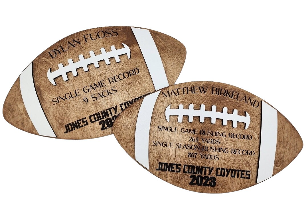 Personalized Football, Team Plaque, Football Senior Night Gift ...