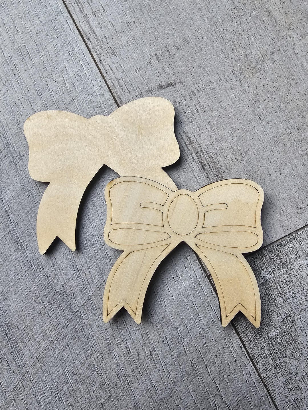 Coquette Bow, Wooden Bow Blank, Wood Crafts, Bow Shape, DIY Craft ...