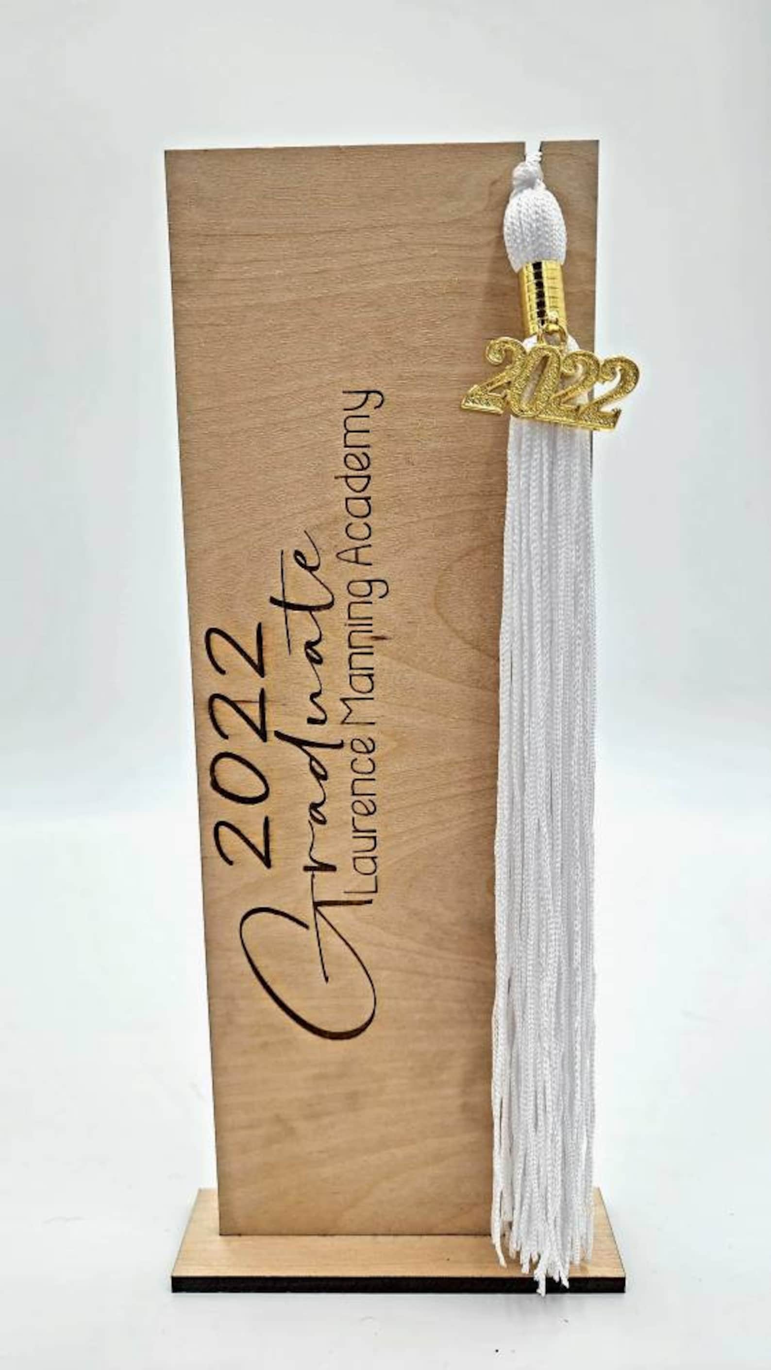 Graduation Tassel Display for Graduate, Personalized Tassel Holder ...