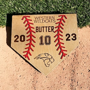 Custom Baseball Senior Night Wood Plaque, Senior 2026, End of Season ...