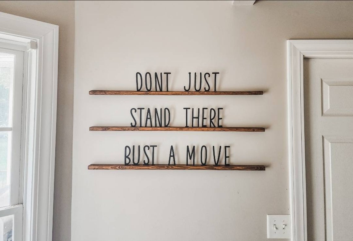 Letter Ledge Wall Message Board Statement Shelf Social - Etsy