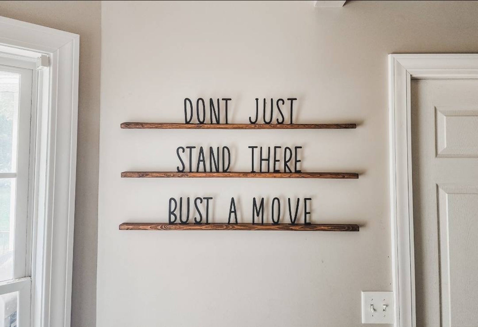 Letter Ledge, Wall Message Board, Statement Shelf Social Media ...