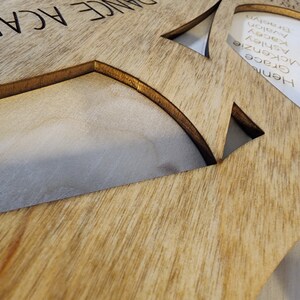 Personalized Dance Teacher Plaque, Custom Pointe Wood Plaque, Dance ...