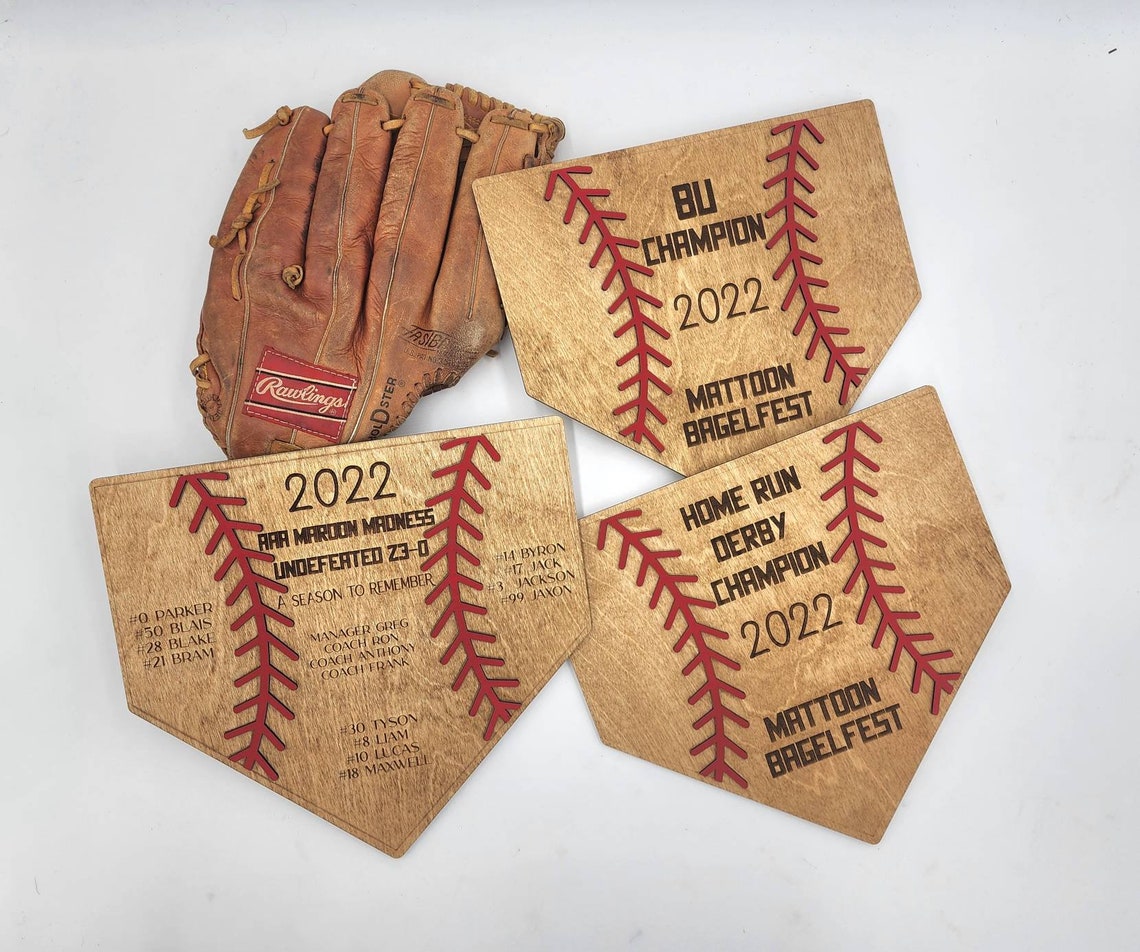 Baseball Team Award Baseball Player Trophy - Etsy