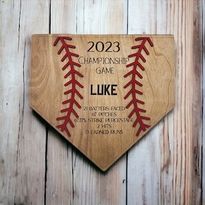 Custom Baseball Senior Night Wood Plaque, Player Trophy, End of Season ...