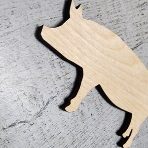 Wood Pig Unfinished Wood Blanks DIY Craft Blanks Farm Animal Craft - Etsy