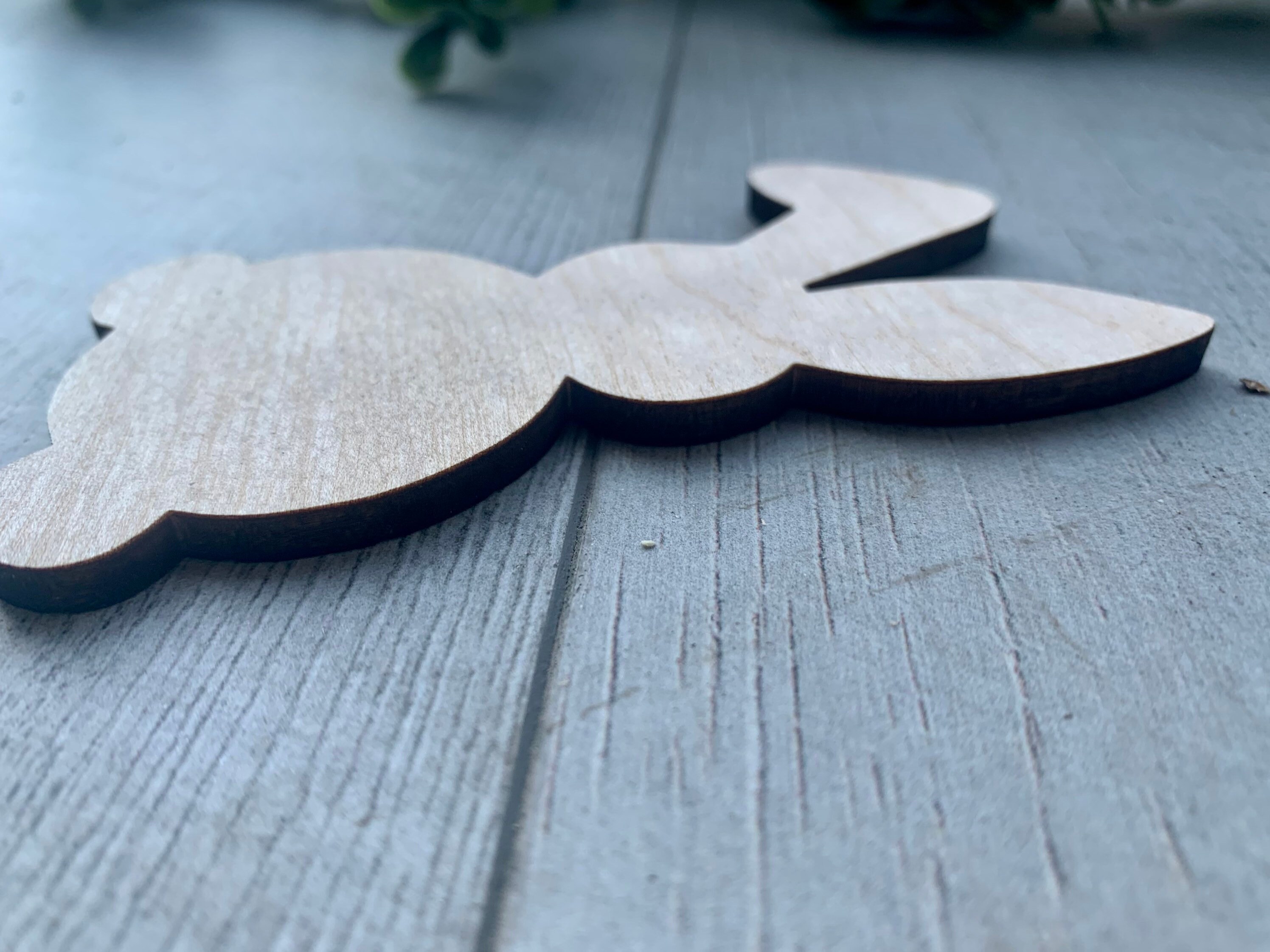 Unfinished Wood Bunny Blanks DIY Craft Blanks, Easter Bunny Craft Wood ...