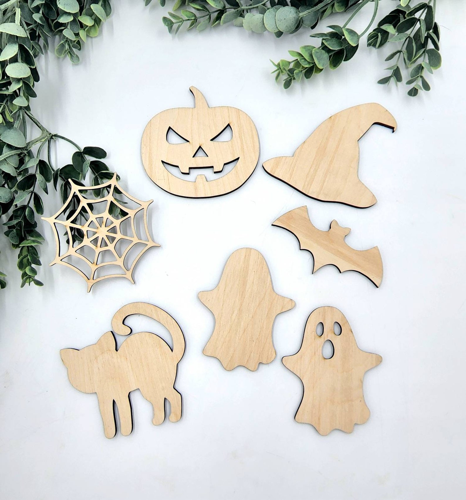 Halloween Pumkin Jack O Lantern Craft Wood Pumpkin Blanks DIY - Etsy